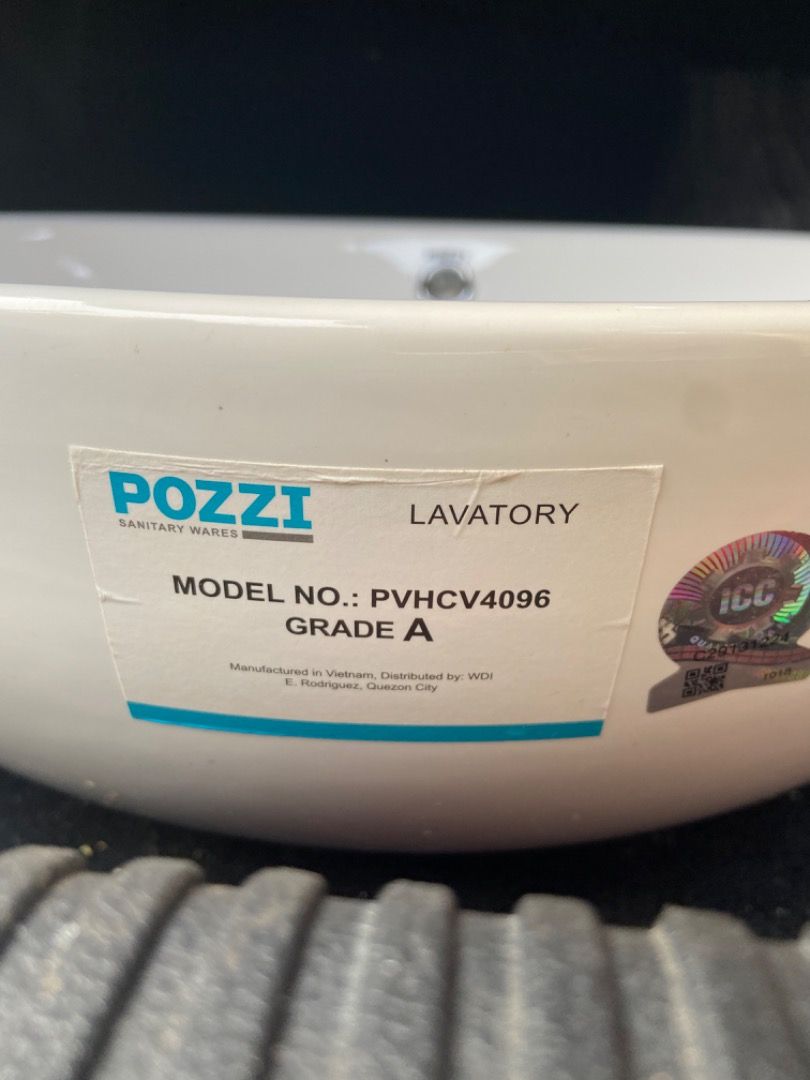 Lavatory sink Pozzi and Royal Fern, Furniture & Home Living, Bathroom ...