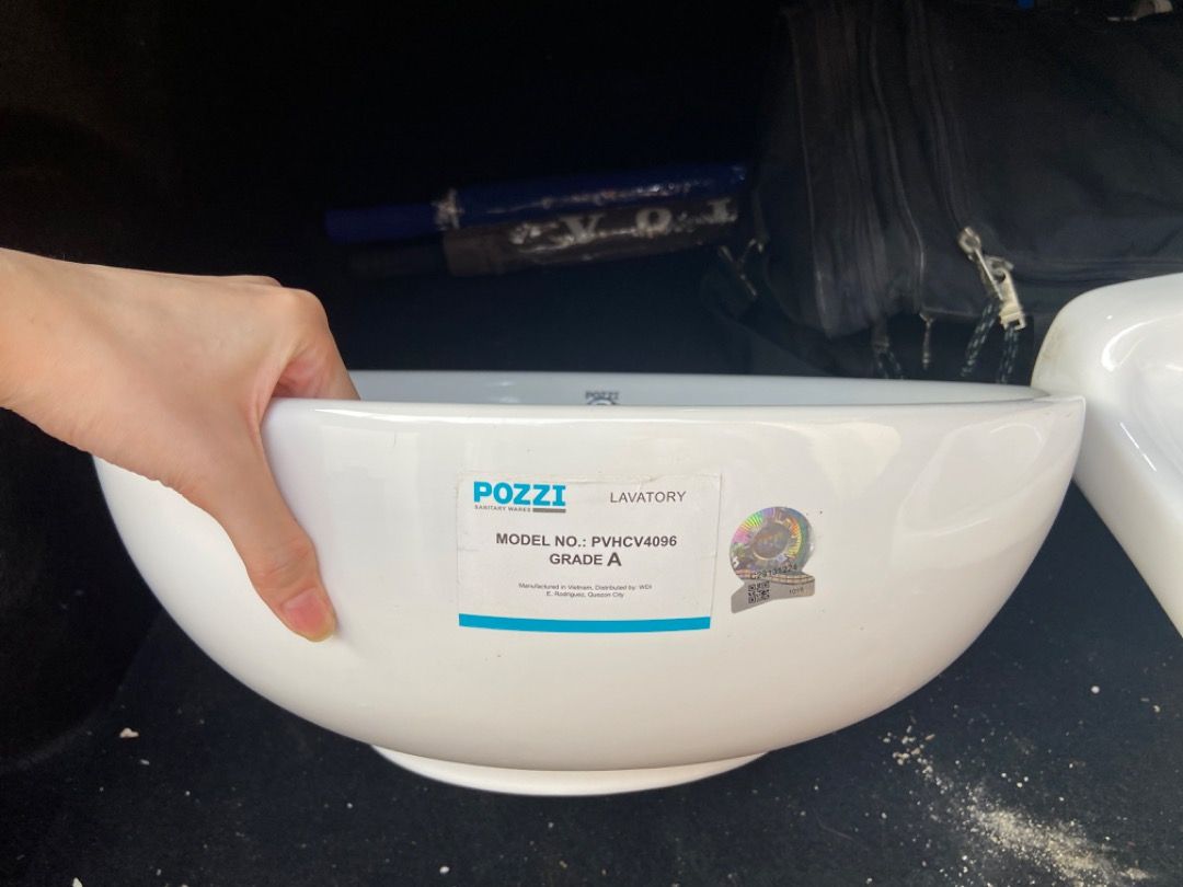 Lavatory sink Pozzi and Royal Fern, Furniture & Home Living, Bathroom ...