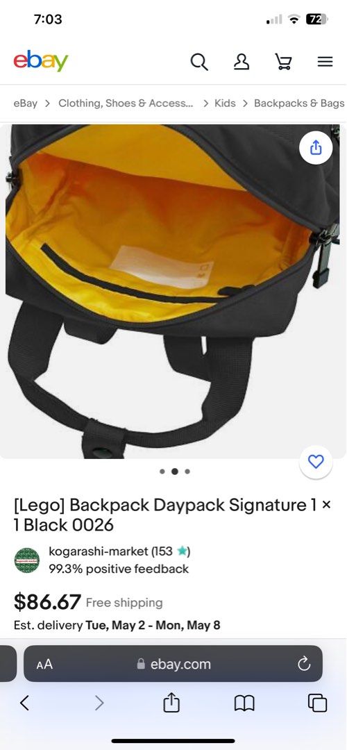 Lego backpack , Women's Fashion, Bags & Wallets, Backpacks on Carousell