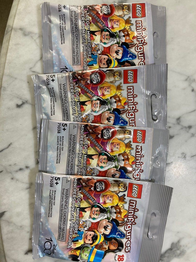 Lego CMF Minifigs Disney 100 series - 4 princesses Tiana Mulan ...