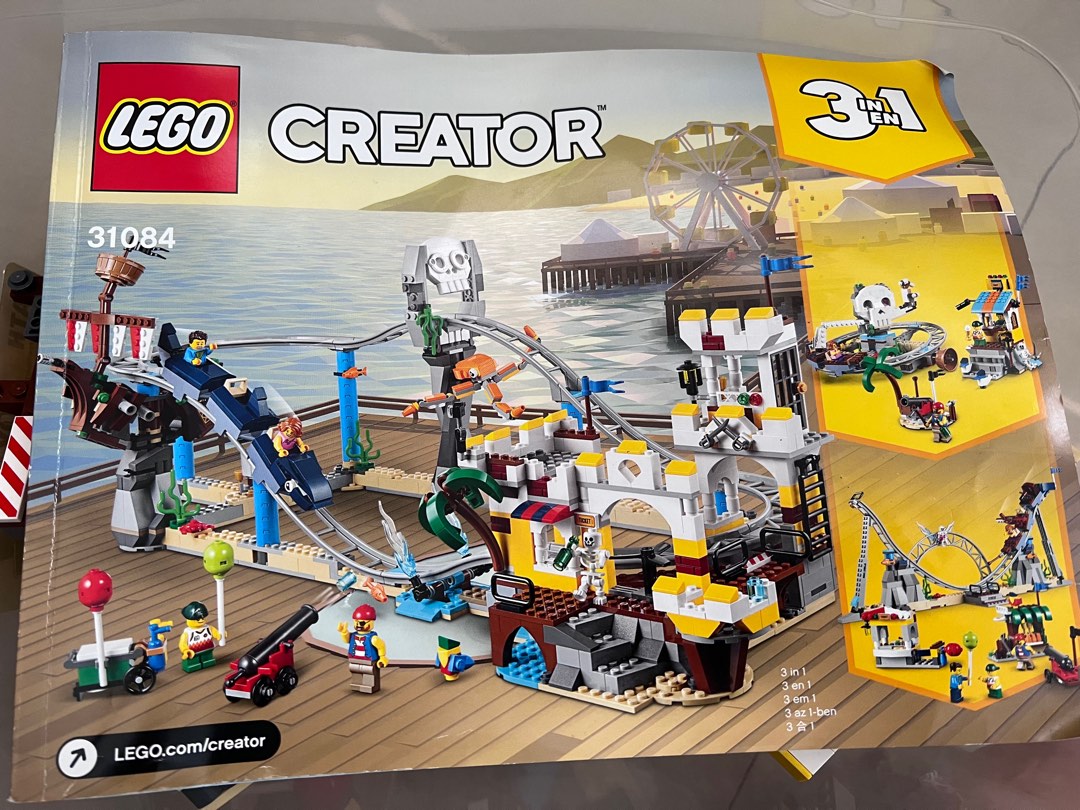 Lego Creator 3-in-1 pirate roller coaster (31084), Hobbies & Toys, Toys ...