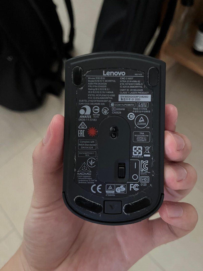Lenovo Wireless Mouse, Computers & Tech, Parts & Accessories, Mouse ...