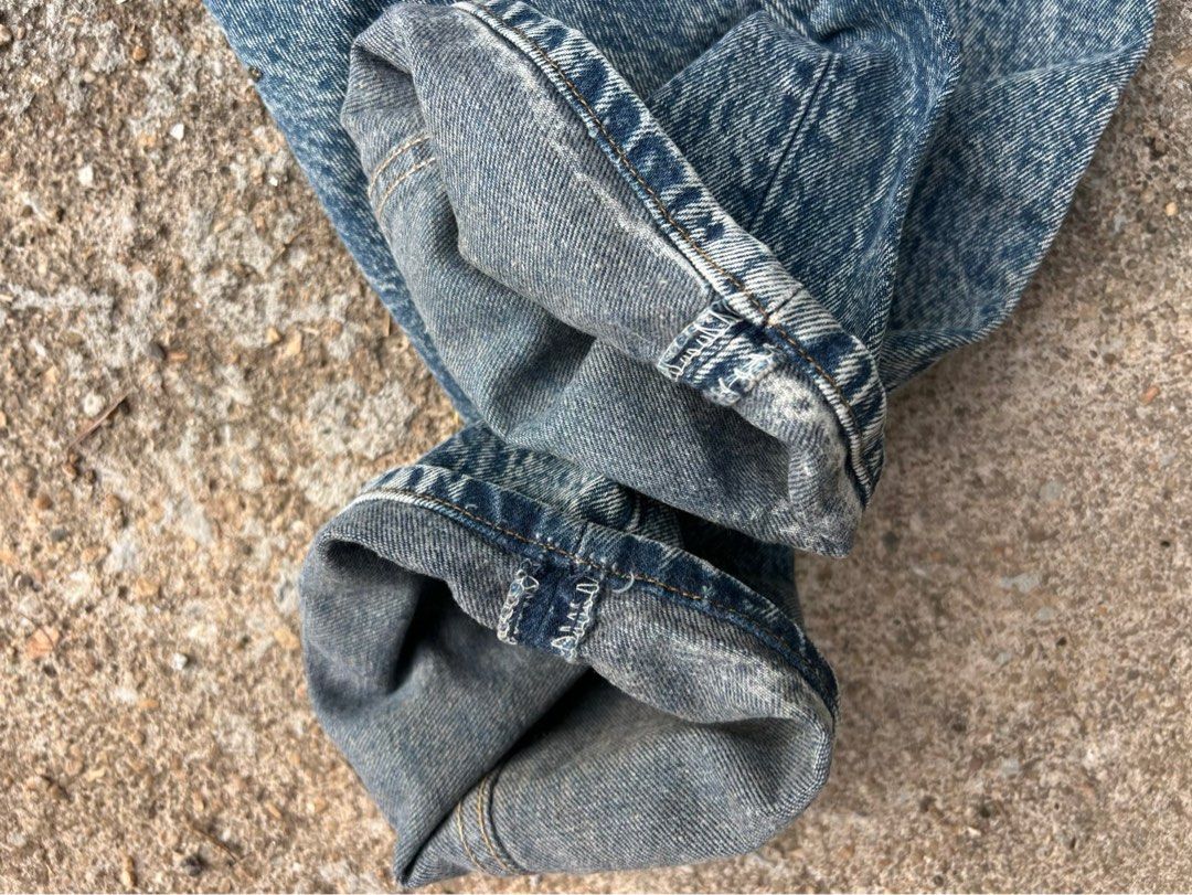 Levis 501 snow wash acid wash 80s, Men's Fashion, Bottoms, Jeans on ...