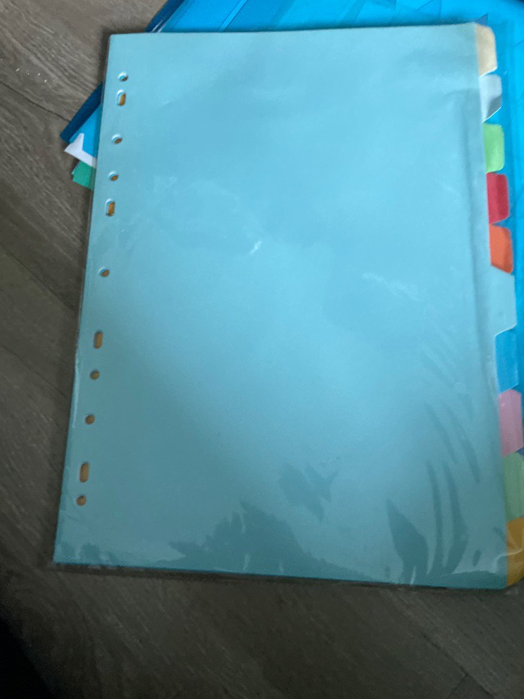 Loose Leaf divider/ folder section separator, Hobbies & Toys ...