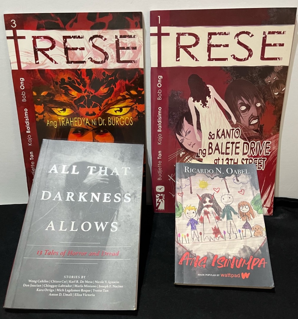 Lot of 4 Philippine Horror Story Books on Carousell