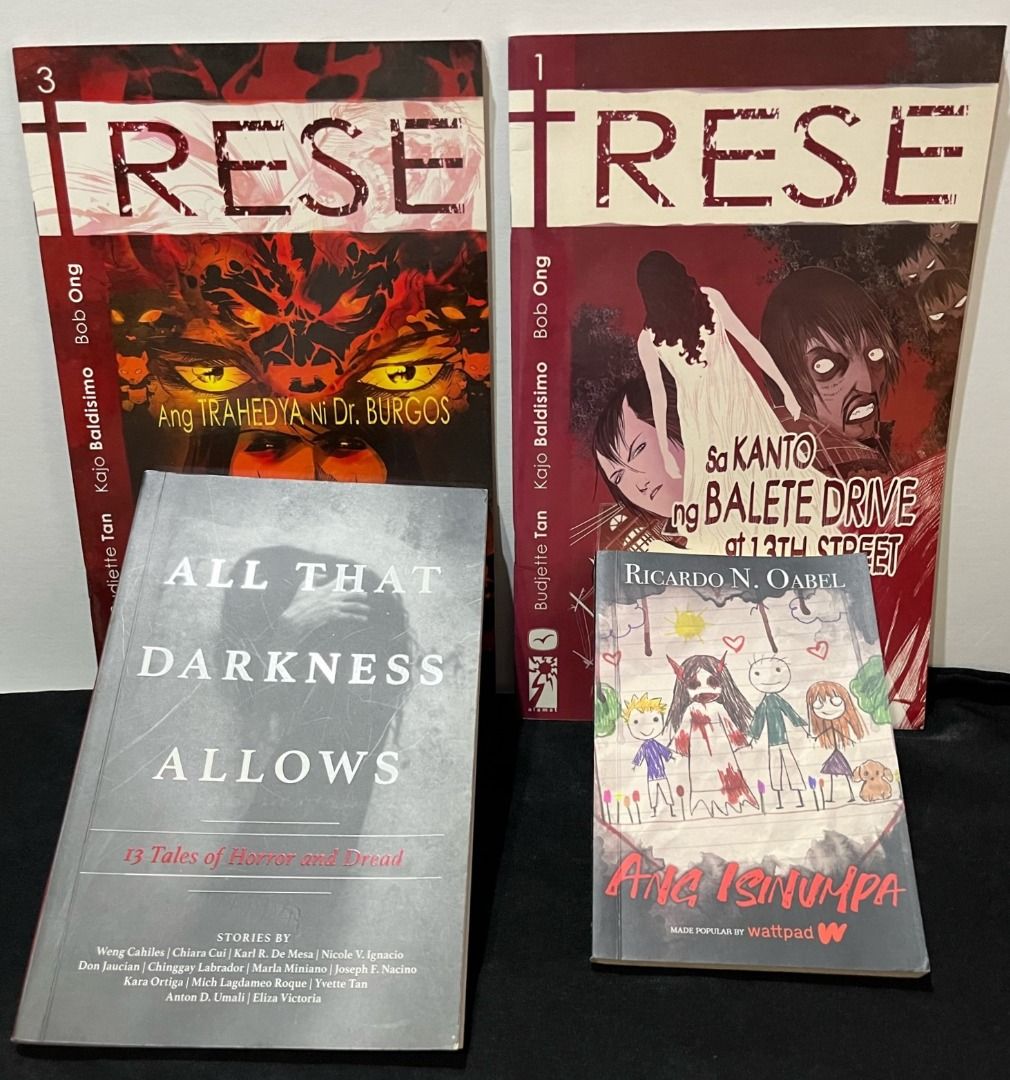 Lot of 4 Philippine Horror Story Books, Hobbies & Toys, Books ...