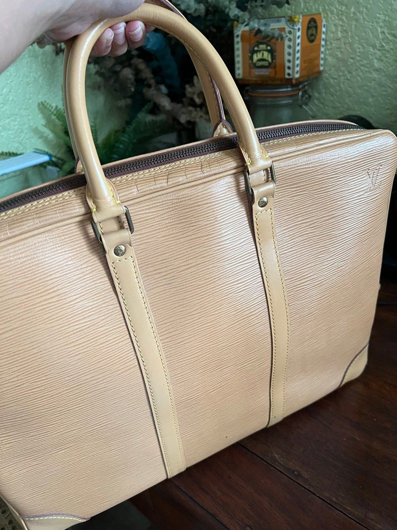 Louis Vuitton laptop bag in epi leather, Luxury, Bags & Wallets on ...