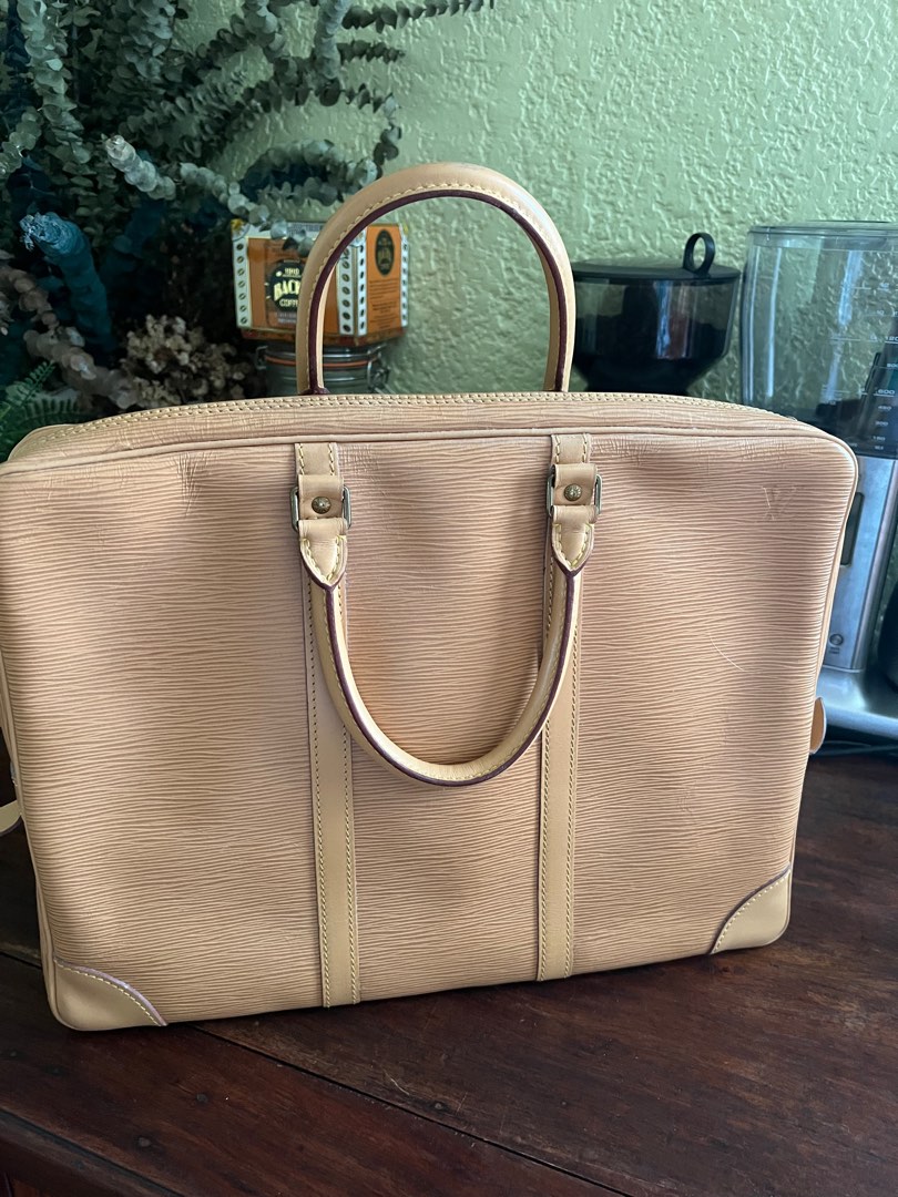 Louis Vuitton laptop bag in epi leather, Luxury, Bags & Wallets on ...