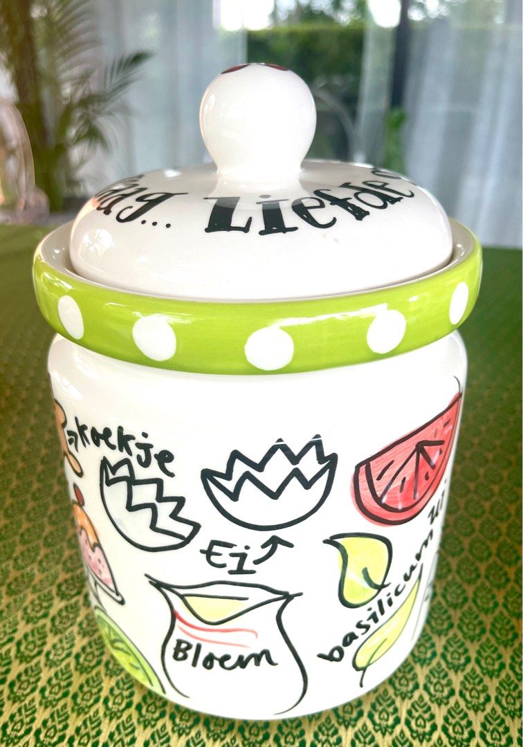 Lovely & Unique storage jar. -Blond Amsterdam- brand from the ...