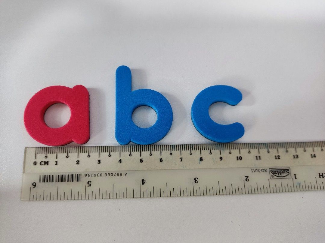 Lowercase foam magnetic alphabets, Hobbies & Toys, Stationery & Craft ...