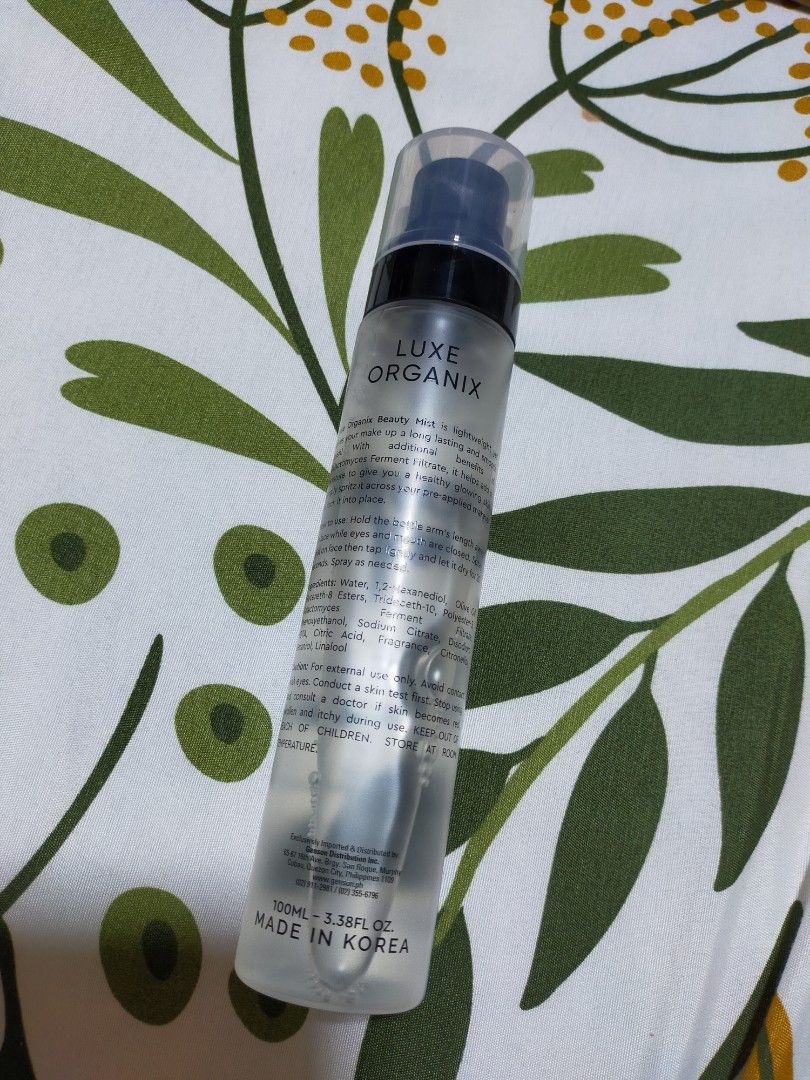 Luxe Organix Beauty Mist (Make Up Setting Spray), Beauty & Personal ...
