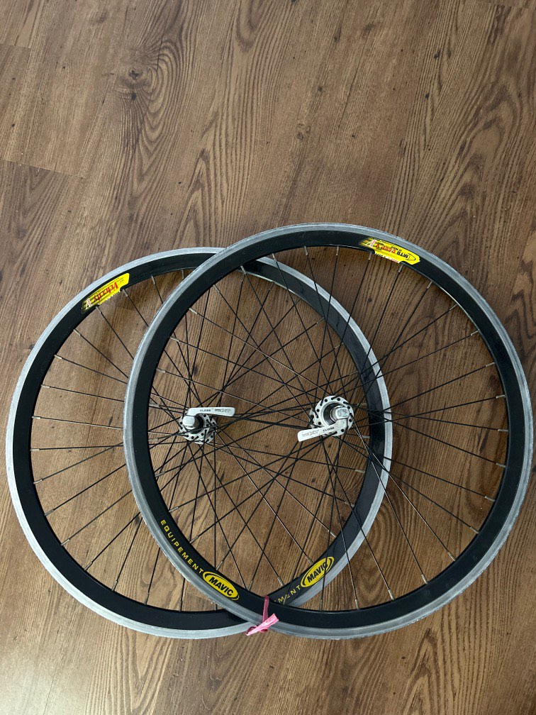 Mavic wheelset, Sports Equipment, Bicycles & Parts, Parts & Accessories ...