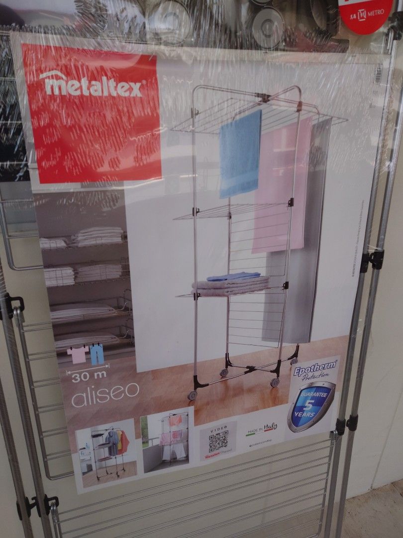 Metaltex Laundry Driers. ALISEO 3-tiers-laundrydriers 40.58.03 ...
