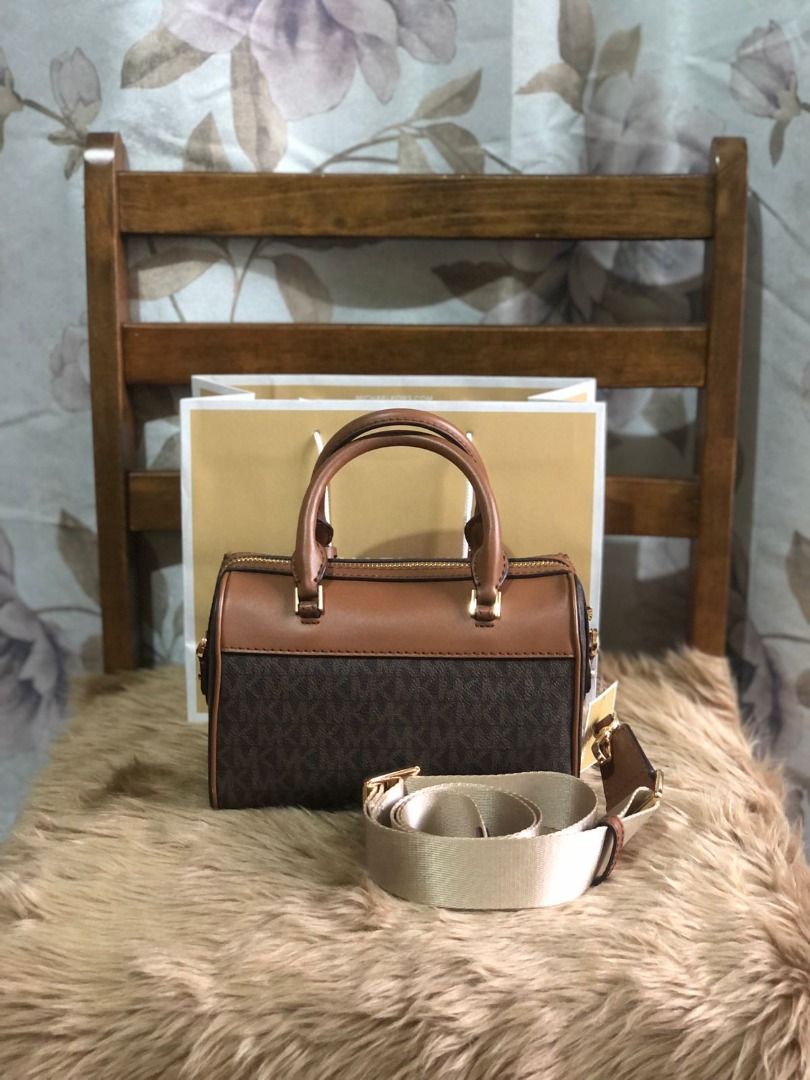 Michael Kors mini duffle bag (extra small) with paper bag, Luxury, Bags ...