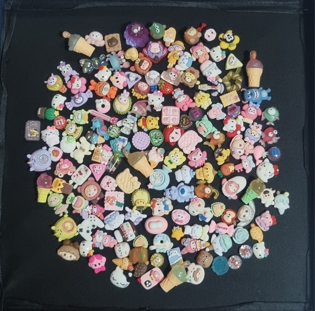 Mixed DIY resin charms (1 pack of 50pcs), Hobbies & Toys, Stationery ...