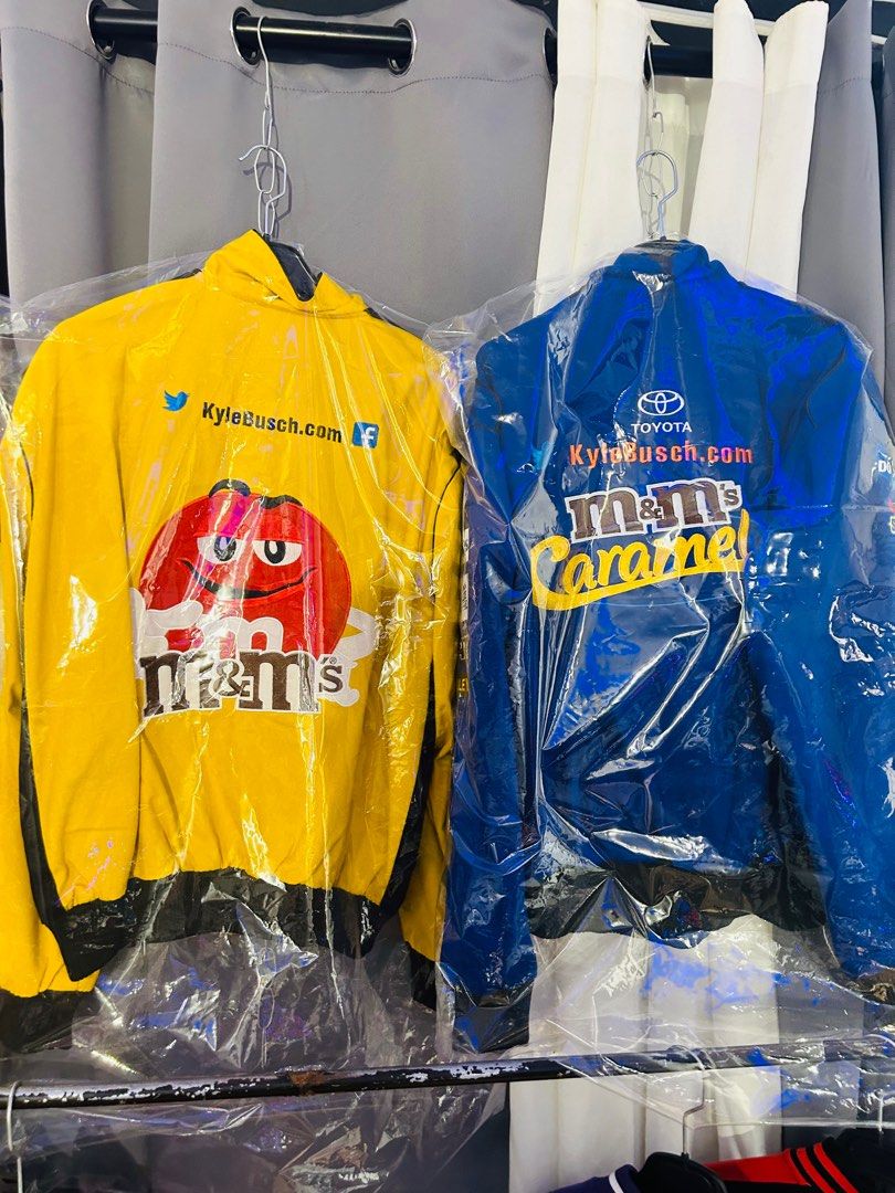 M&M RACING JACKET VINTAGE RACING CHASE AUTHENTICS FULL Embroidery ...