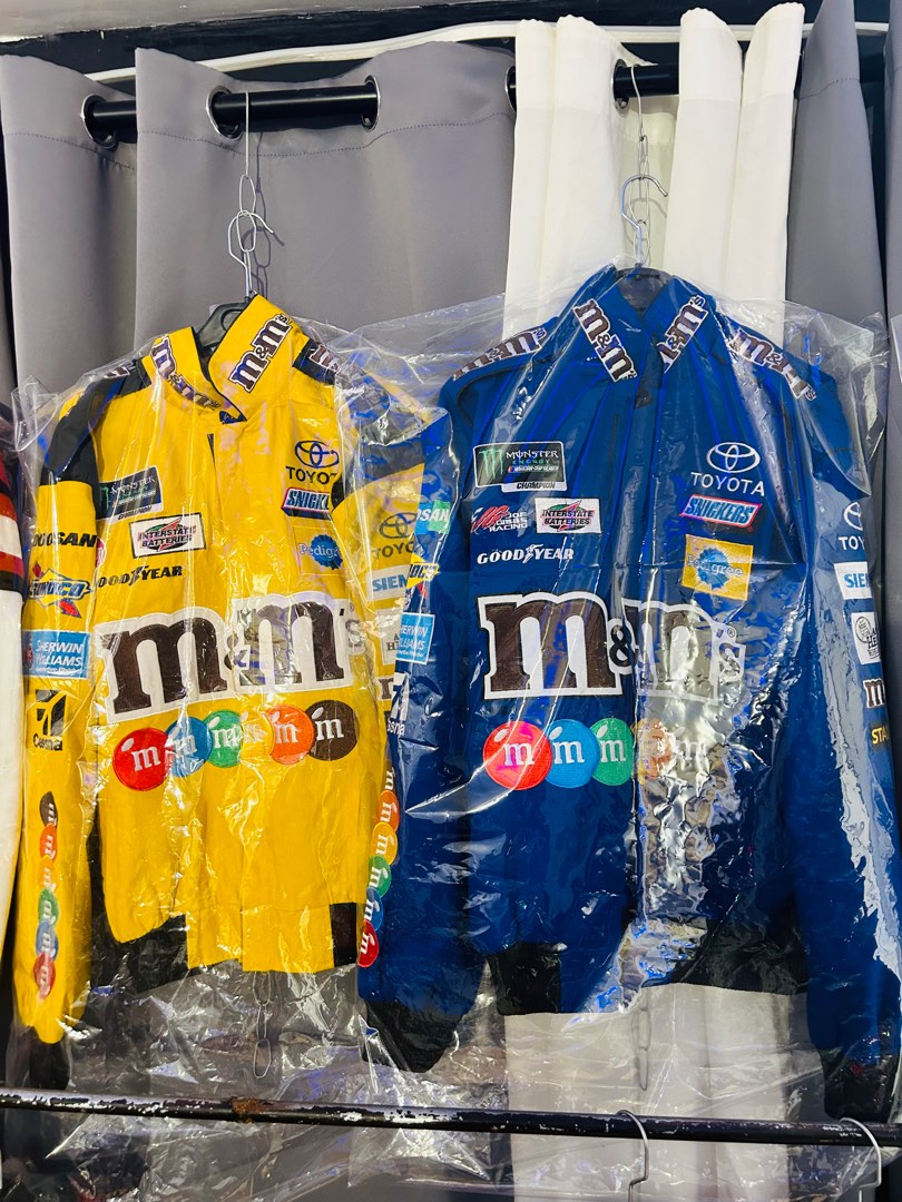 M&M RACING JACKET VINTAGE RACING CHASE AUTHENTICS FULL Embroidery ...