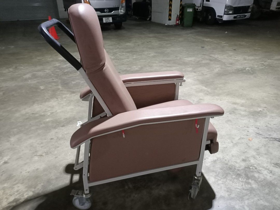 Mobile recliner geriatric chair /Hospital Chair, Furniture & Home ...