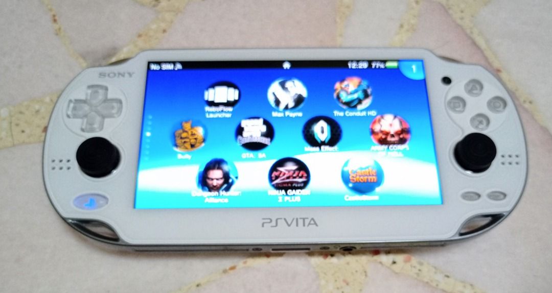 Modded PS Vita 1000 for Sale, Video Gaming, Video Game Consoles, PlayStation on Carousell