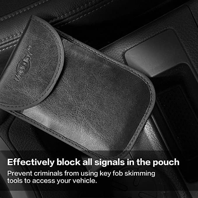 MONOJOY RFID Pouch Faraday Bags: Faraday Bag for Key Fob RFID Blocking ...