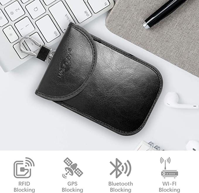MONOJOY RFID Pouch Faraday Bags: Faraday Bag for Key Fob RFID Blocking ...
