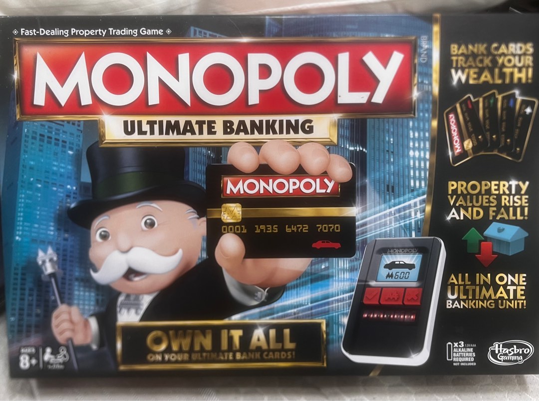 Monopoly ultimate banking, Hobbies & Toys, Toys & Games on Carousell