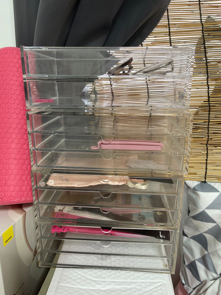 Muji acrylic drawers desktop, Furniture & Home Living, Home Improvement ...