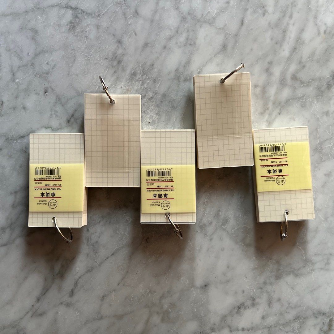 Muji inspired flashcard set, Hobbies & Toys, Stationary & Craft, Other ...