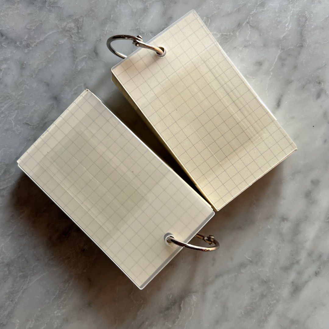 Muji inspired flashcard set, Hobbies & Toys, Stationary & Craft, Other ...