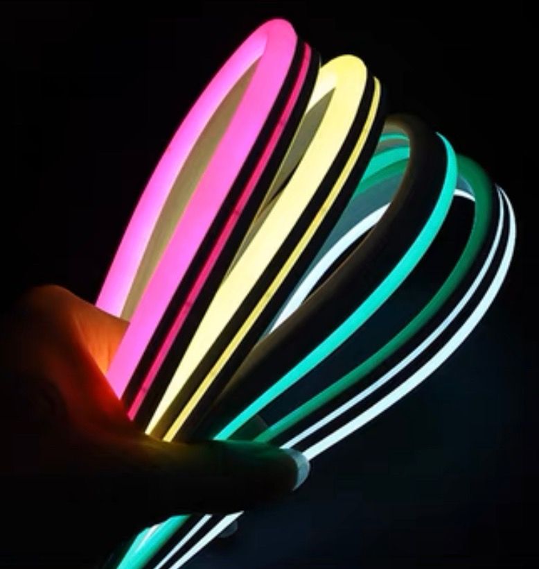 Neon LED Strip Light Neon Light Strip 12V Silicone LED Neon Rope Light ...