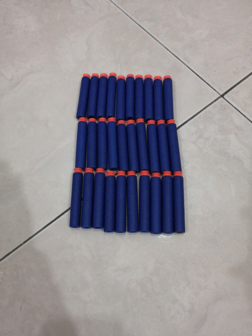 Nerf Gun Reload Ammo (30pcs), Hobbies & Toys, Toys & Games on Carousell