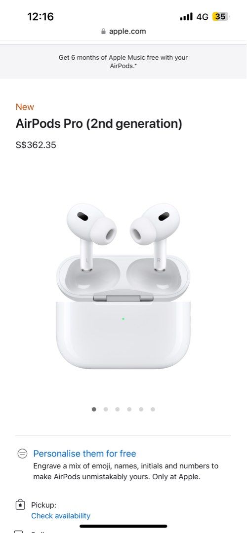 NEW Apple Airpod Pro Gen 2, Audio, Earphones on Carousell