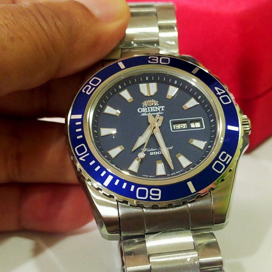 New Orient Blue Diver 200m Automatic, Men's Fashion, Watches ...