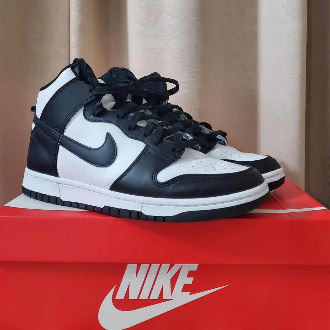 Nike Panda Dunk High, Men's Fashion, Footwear, Sneakers on Carousell