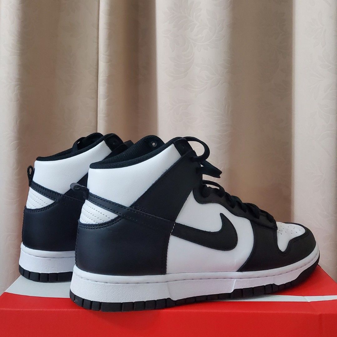 Nike Panda Dunk High, Men's Fashion, Footwear, Sneakers on Carousell