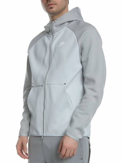 NIKE TWO TONE TECH FLEECE JACKET on Carousell