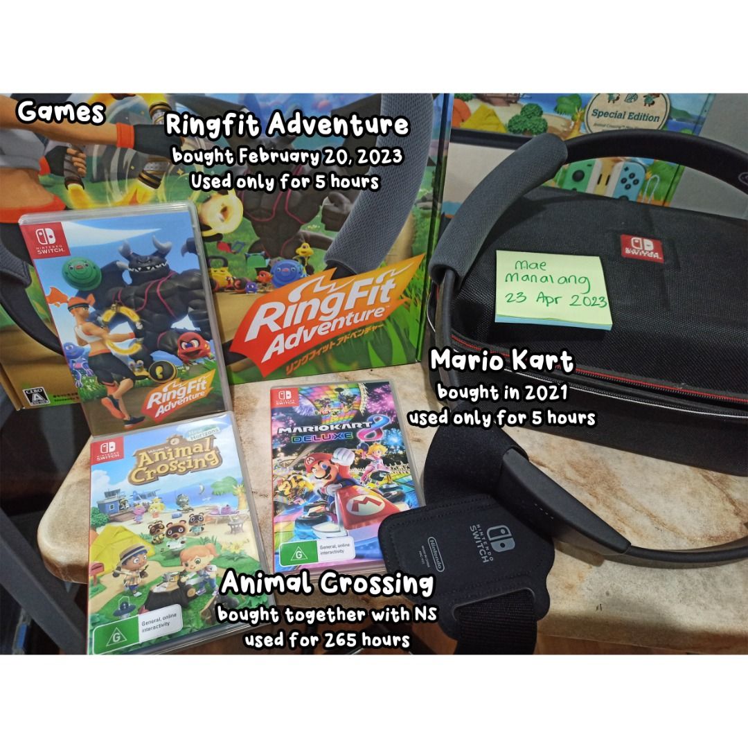 Nintendo Switch Animal Crossing Edition + GAMES and ACCESSORIES SET ...