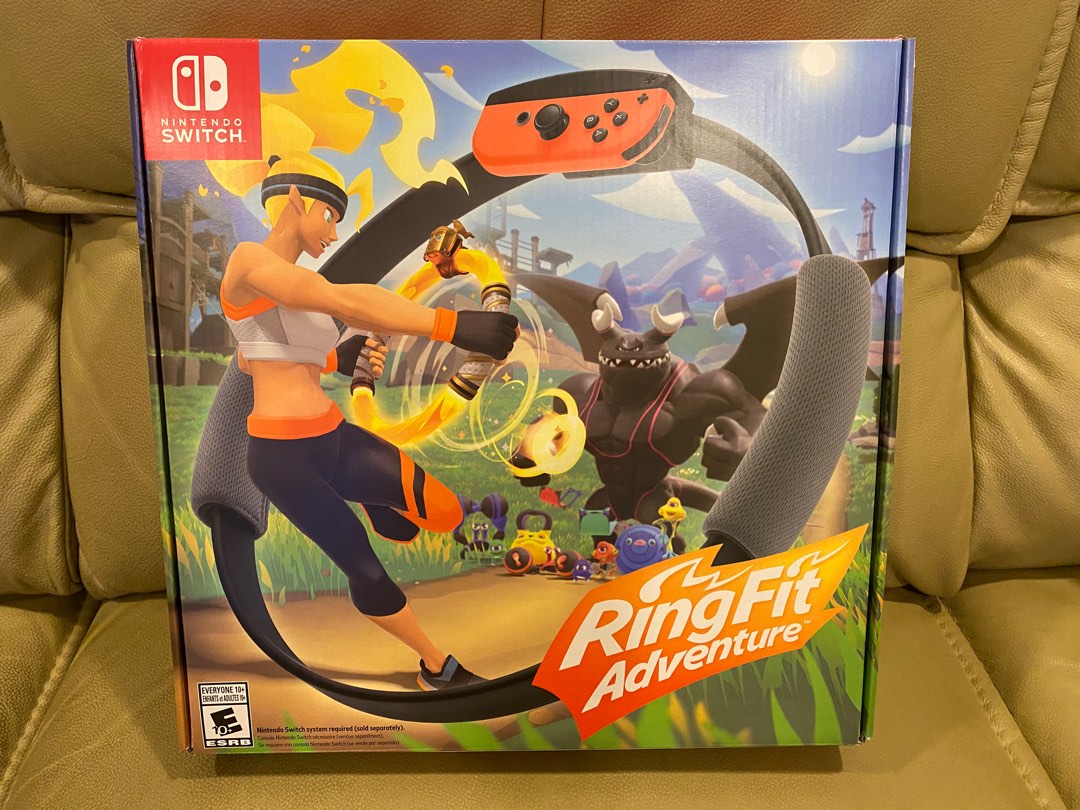 Nintendo Switch Ring Fit Adventure, Video Gaming, Video Games, Nintendo ...