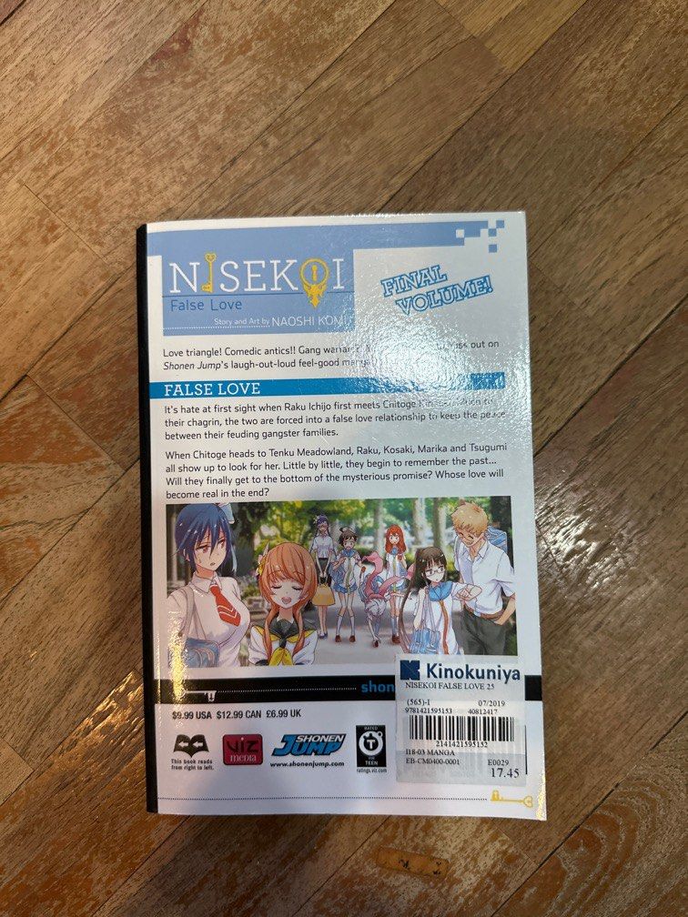 Nisekoi Manga Vol 25 Hobbies And Toys Books And Magazines Comics