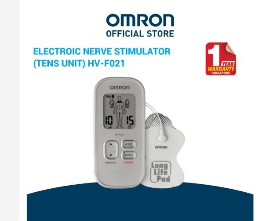 Omron Electronic Nerve Stimulator (TENS unit) HV-F021 [1 Year Warranty], Health & Nutrition ...