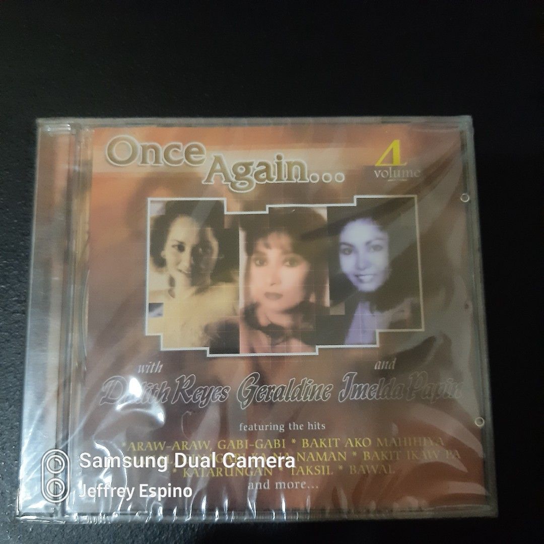 Once Again Didith Reyes Geraldine Imelda Papin opm cd, Hobbies & Toys ...