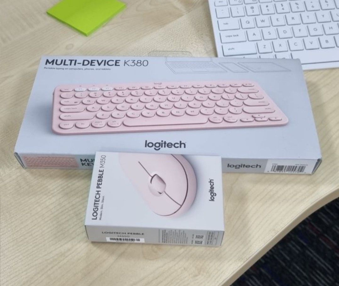Original Logitech K380 keyboard & M350 mouse bundle set, Computers ...