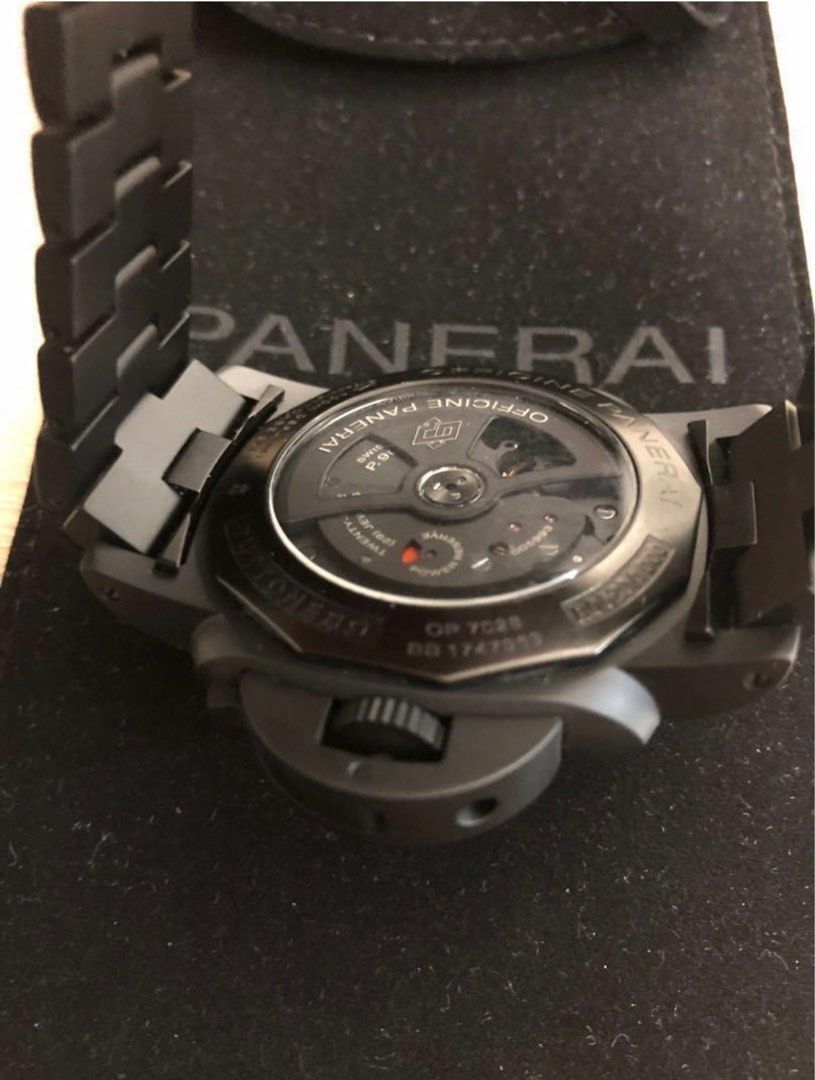 Panerai tuttonero ceramic Pam 438, Luxury, Watches on Carousell