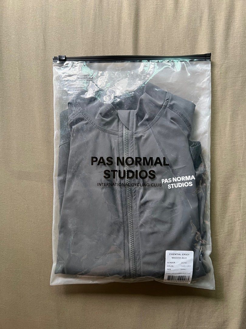 Pas Normal Studios PNS Essential Jersey Dark Grey S, Men's Fashion ...