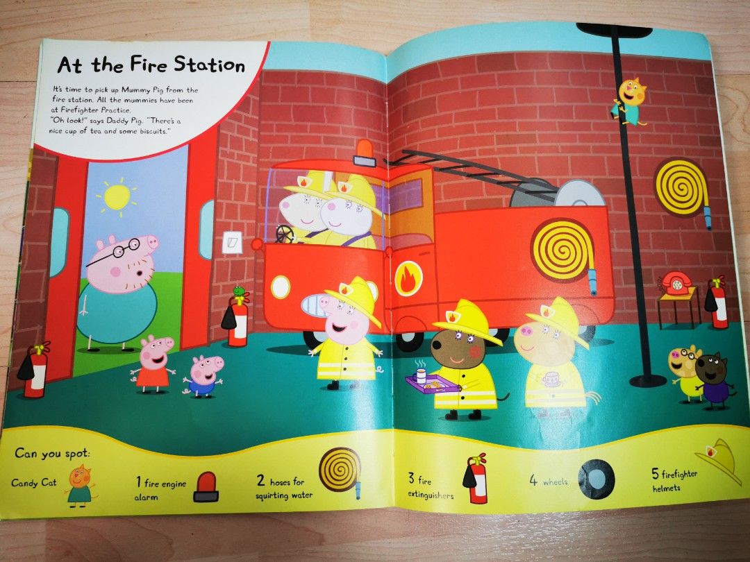 Peppa pigs- Hide-and-Seek (search and find book), 興趣及遊戲, 書本 & 文具, 小朋友書 ...