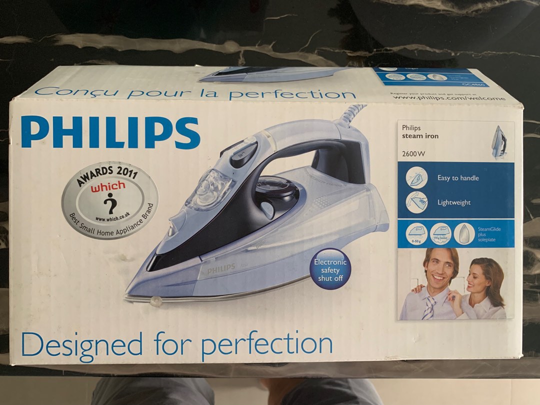 Philips AZUR steam iron GC 4860, TV & Home Appliances, Irons & Steamers ...
