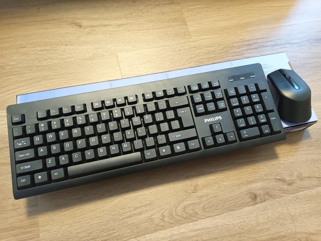 Philips C354 Wireless Keyboard & Mouse Set, Computers & Tech, Parts ...