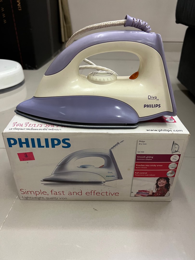 Philips dry iron, TV & Home Appliances, Irons & Steamers on Carousell
