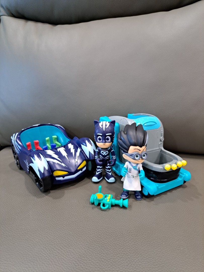PJ Mask Toys (Catboy, Romeo and Vehicles), Hobbies & Toys, Toys & Games ...