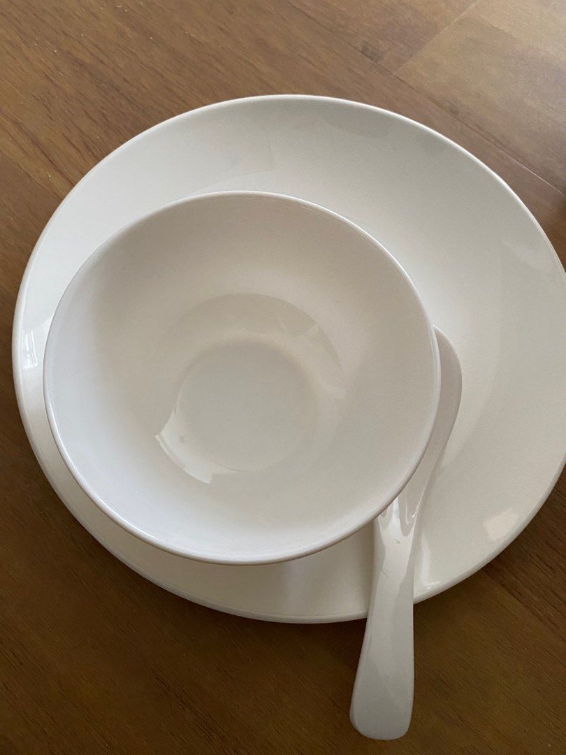 Plate bowl spoon set x 10, Furniture & Home Living, Kitchenware ...